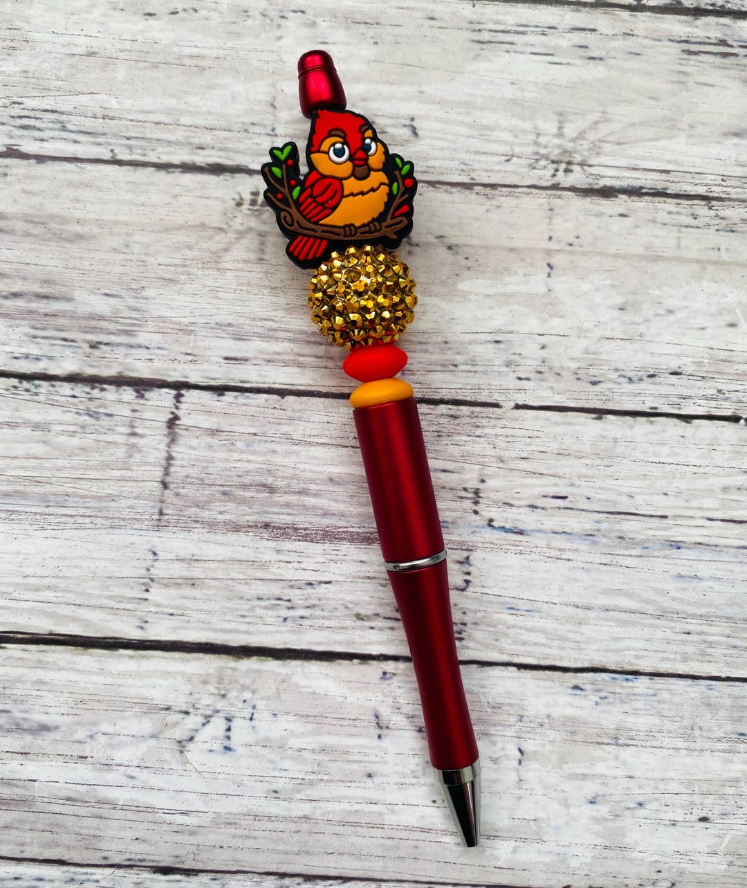 Adorable Bird of Red Writing Pen Sweet Darling - Etsy