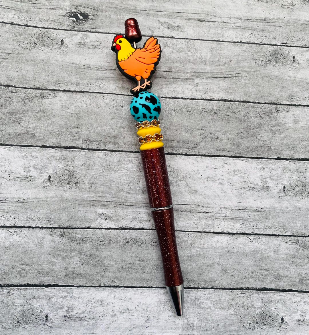 Farm Country Chicken Hen Rooster Writing Pen - Etsy