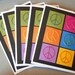 Peace Note Card / Five Pack - Etsy