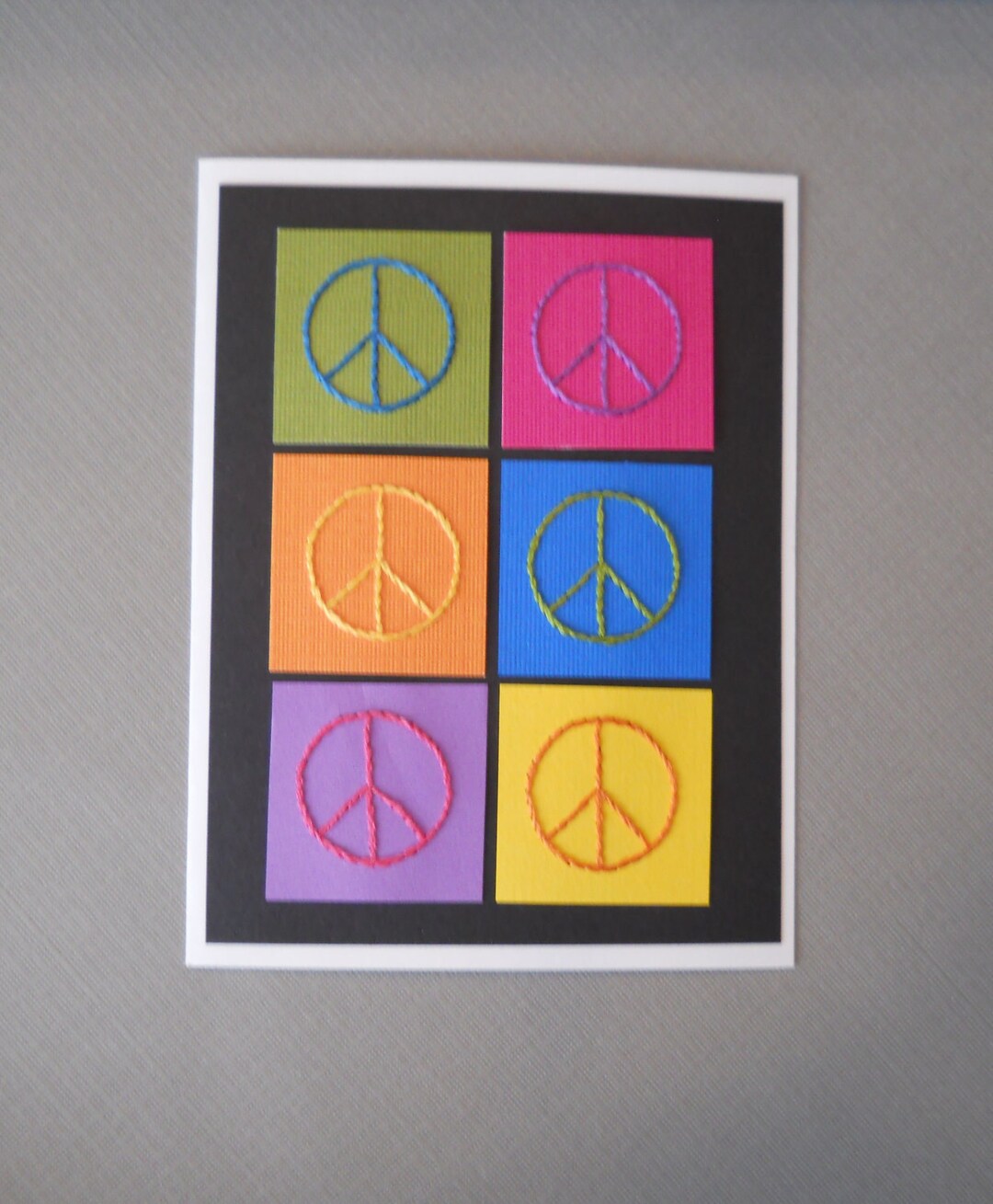 Peace Note Card / Five Pack - Etsy