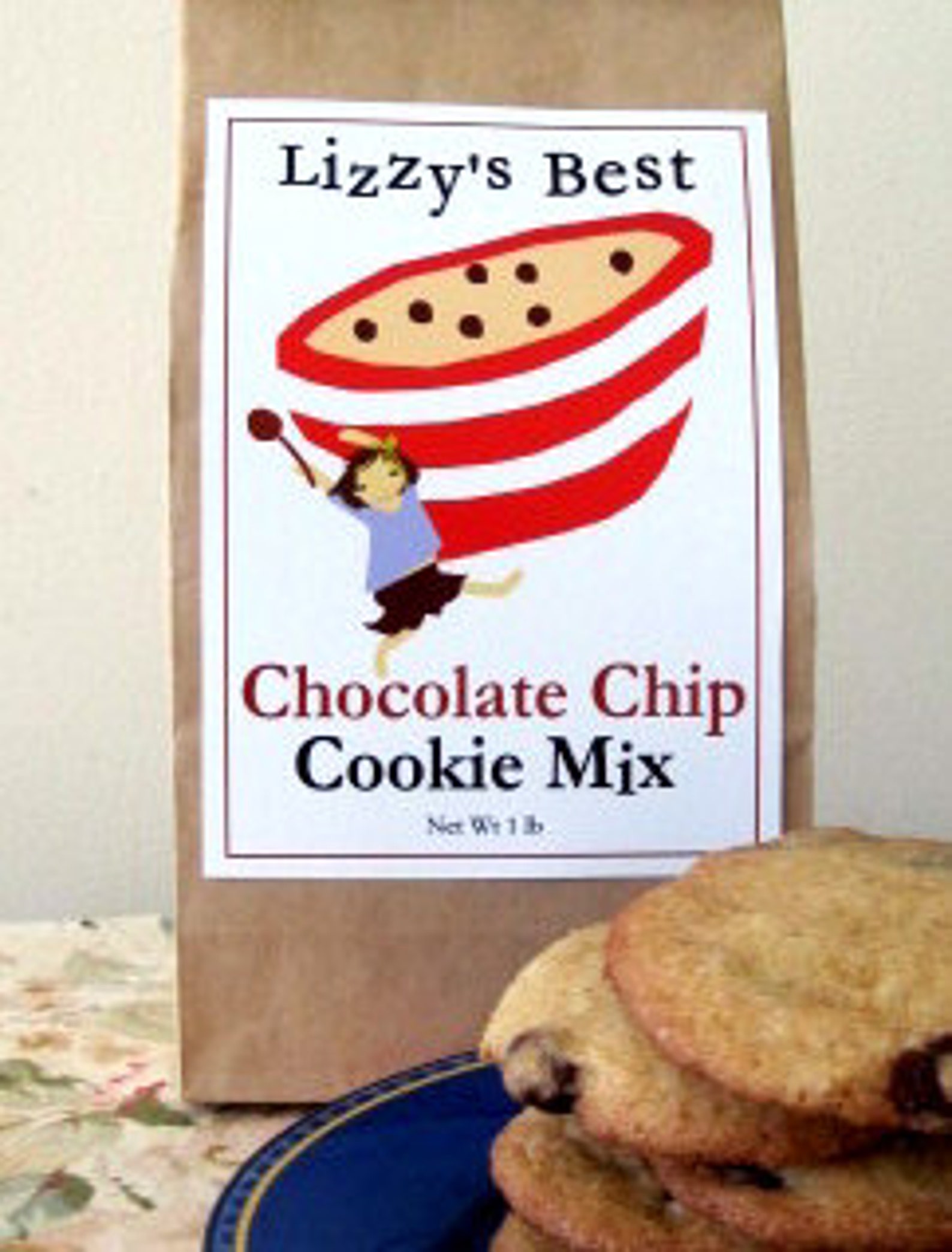 Classic Chocolate Chip Cookie Mix Kit Perfect Holiday and Hostess Gift ...