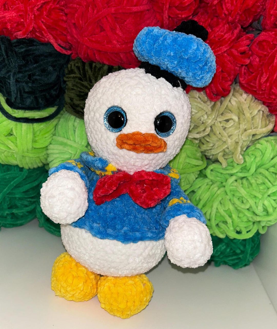 Ronald Duck Crochet Pattern - Etsy