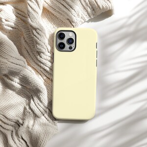 Butter Yellow Solid Color Phone Case Coquette Girly iPhone 17 16 15 14 ...