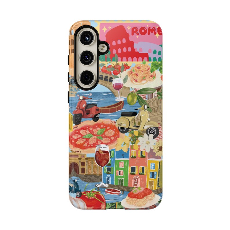 Italy Collage Phone Case Italian Summer European Vacation iPhone 17 16 ...