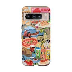 Italy Collage Phone Case Italian Summer European Vacation iPhone 17 16 ...