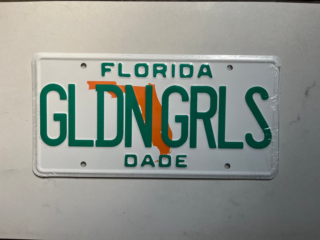 Golden Girls License Plate - Etsy