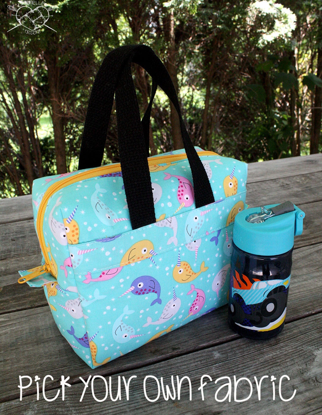 Insulated Lunch Bag Lunch Box Cooler Rectangle CUSTOM Pick Your Own ...