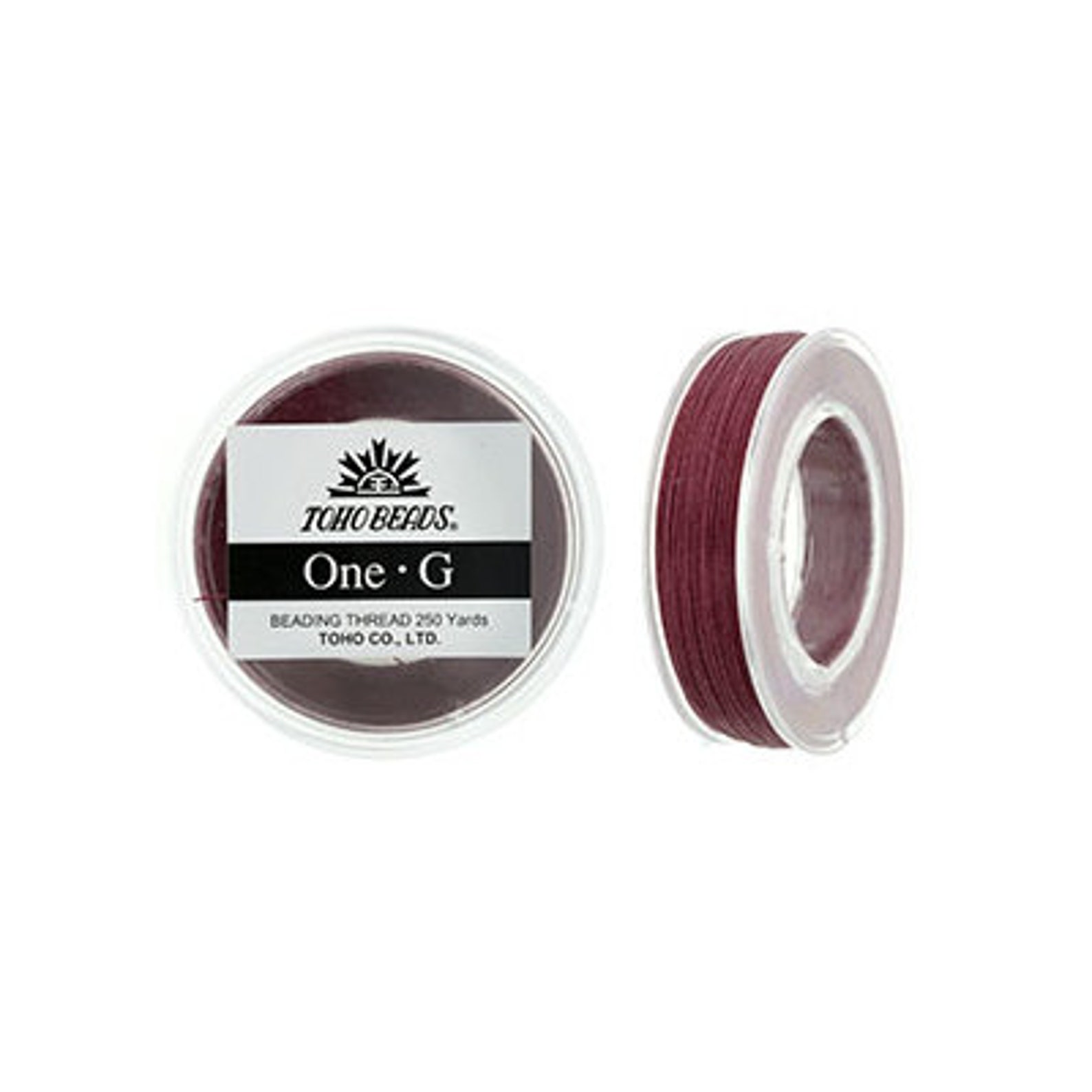One-g Toho Beading Thread Nylon 50 Yards 125 Yards 250 Yards Burgundy ...