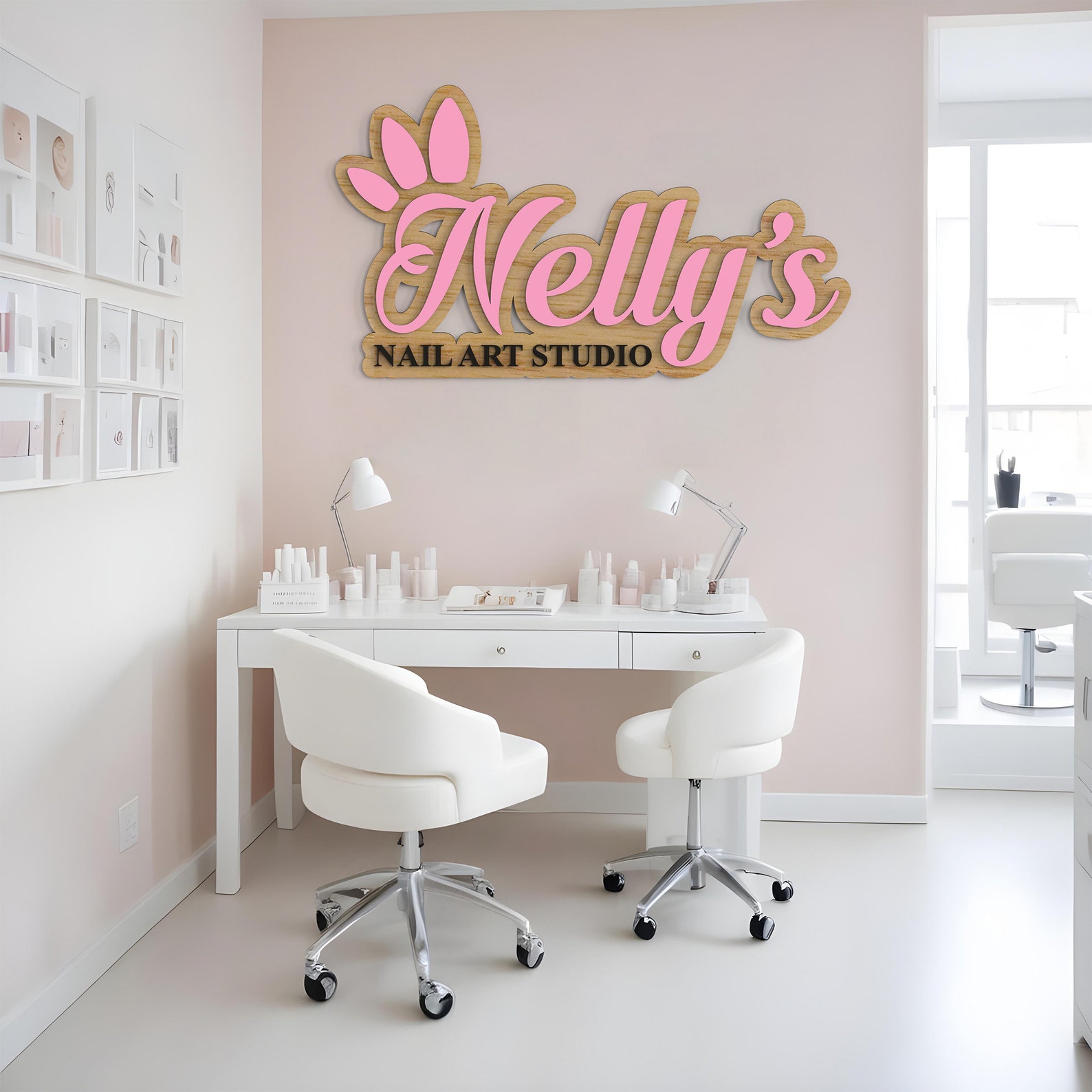 Wooden Company Name, Custom Design Business Sign, Wood Name Sign, Store ...