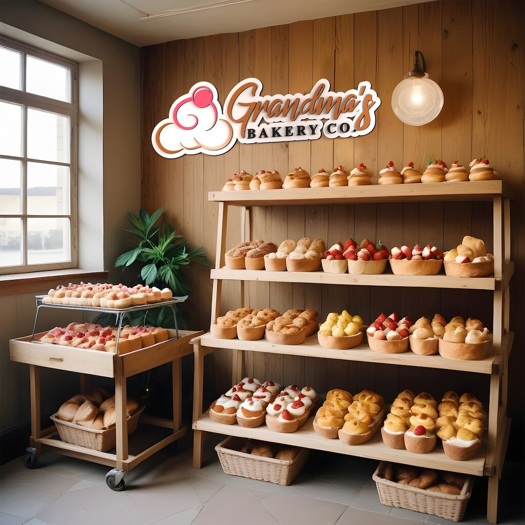 Custom Design Business Sign, Bakery Sign, Wall Decor, Wood Name Sign ...