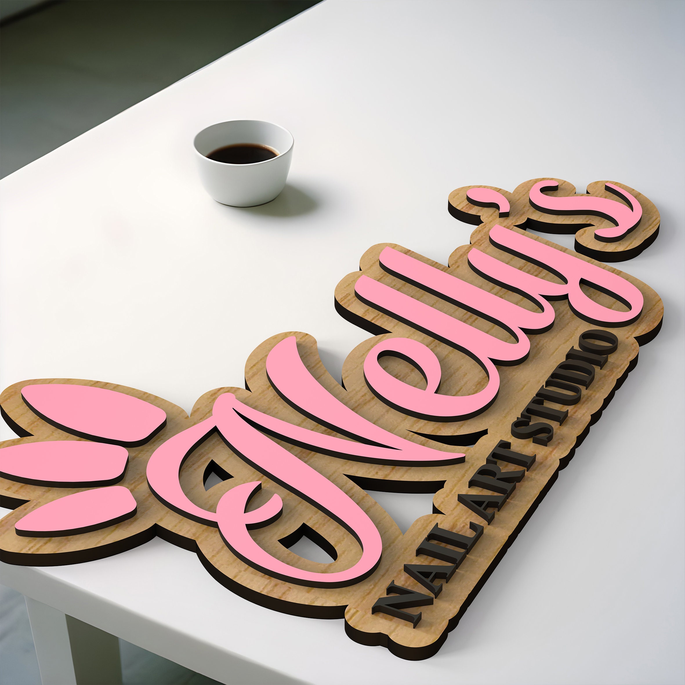 Wooden Company Name, Custom Design Business Sign, Wood Name Sign, Store ...