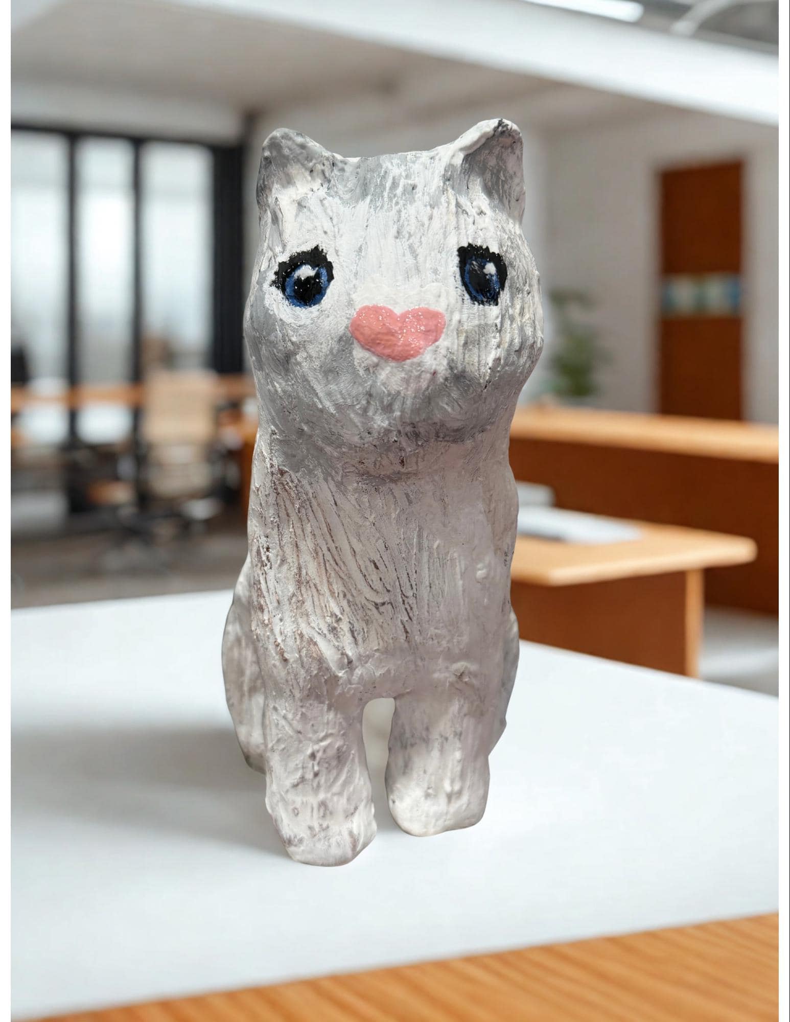 Printable Paper Mache Cat Pattern/diy 3D Animal Template/craft ...