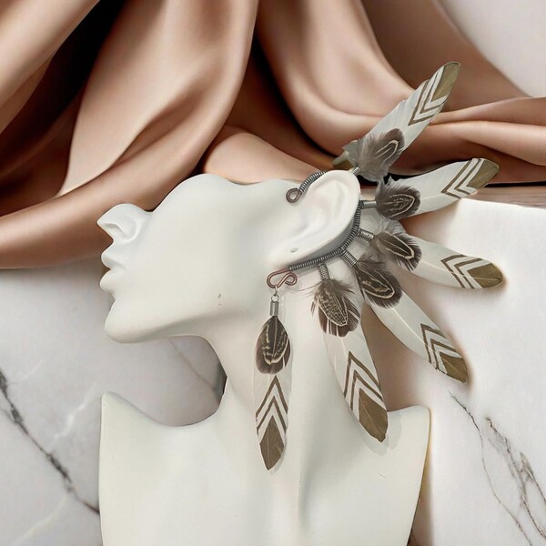 Feather Ear Cuff - Etsy