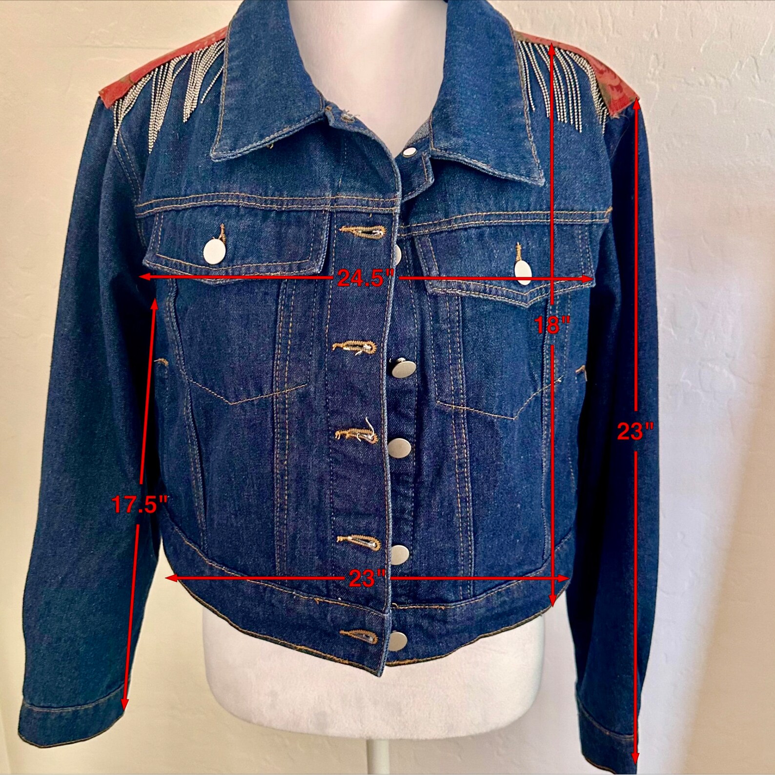 COWGIRLS DREAM Gorgeous Floral, Fun Fringe Hotfix Crystal Bling on ...