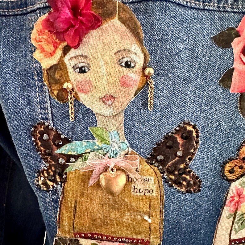 Kindred SISTERS! BEST FRIEND Angels! Reworked '1822 Denim' Brand Jean ...