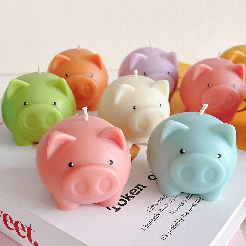 Pig Candle - Etsy