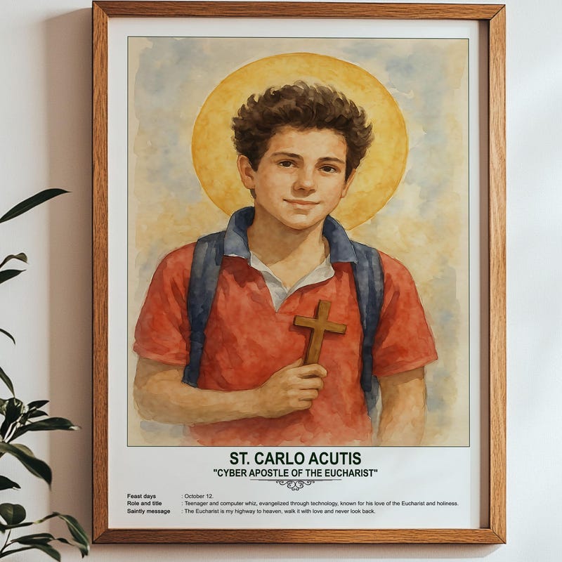 Posters Carlo Acutis - Etsy