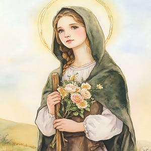 St. Germaine Cousin, Sacred Art, Religious Wall Art for Families ...