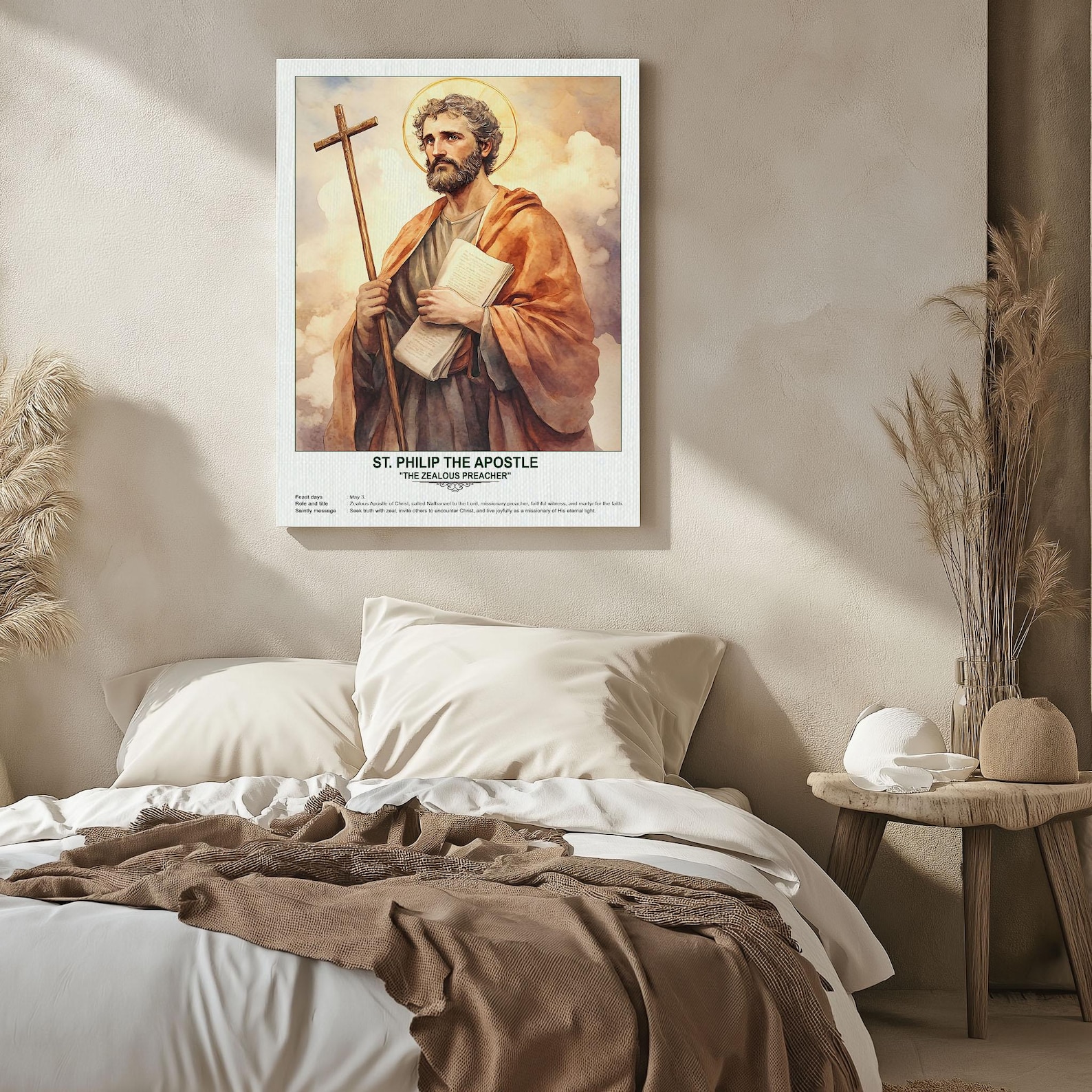 St. Philip the Apostle, Sacred Art, Religious Wall Art for Families ...