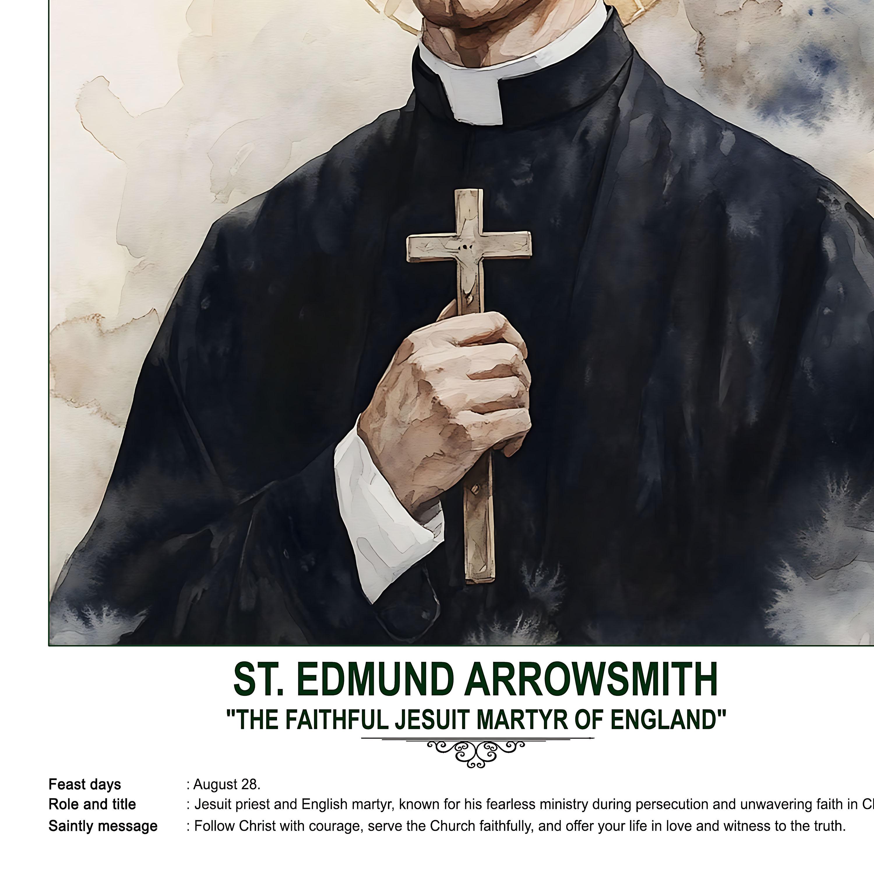 St. Edmund Arrowsmith, Sacred Art, Religious Wall Art for Families ...