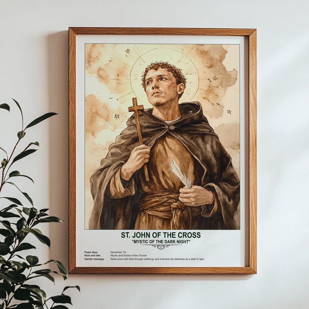 St. John of the Cross, Sacred Art, Religious Wall Art for Families ...