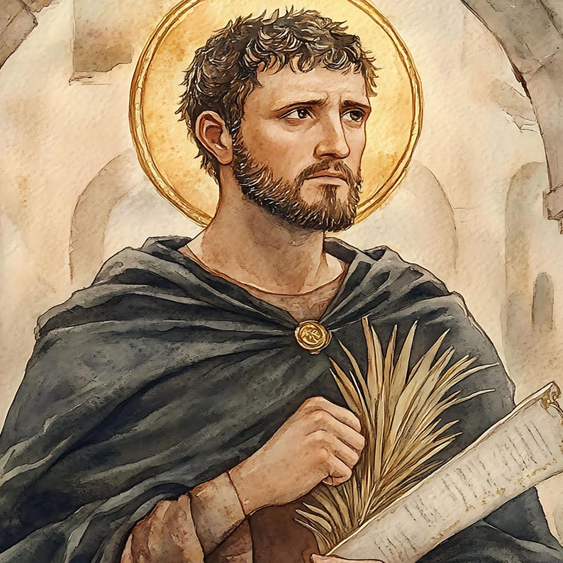 St. Fortunatus of Spoleto, Sacred Art, Religious Wall Art for Families ...