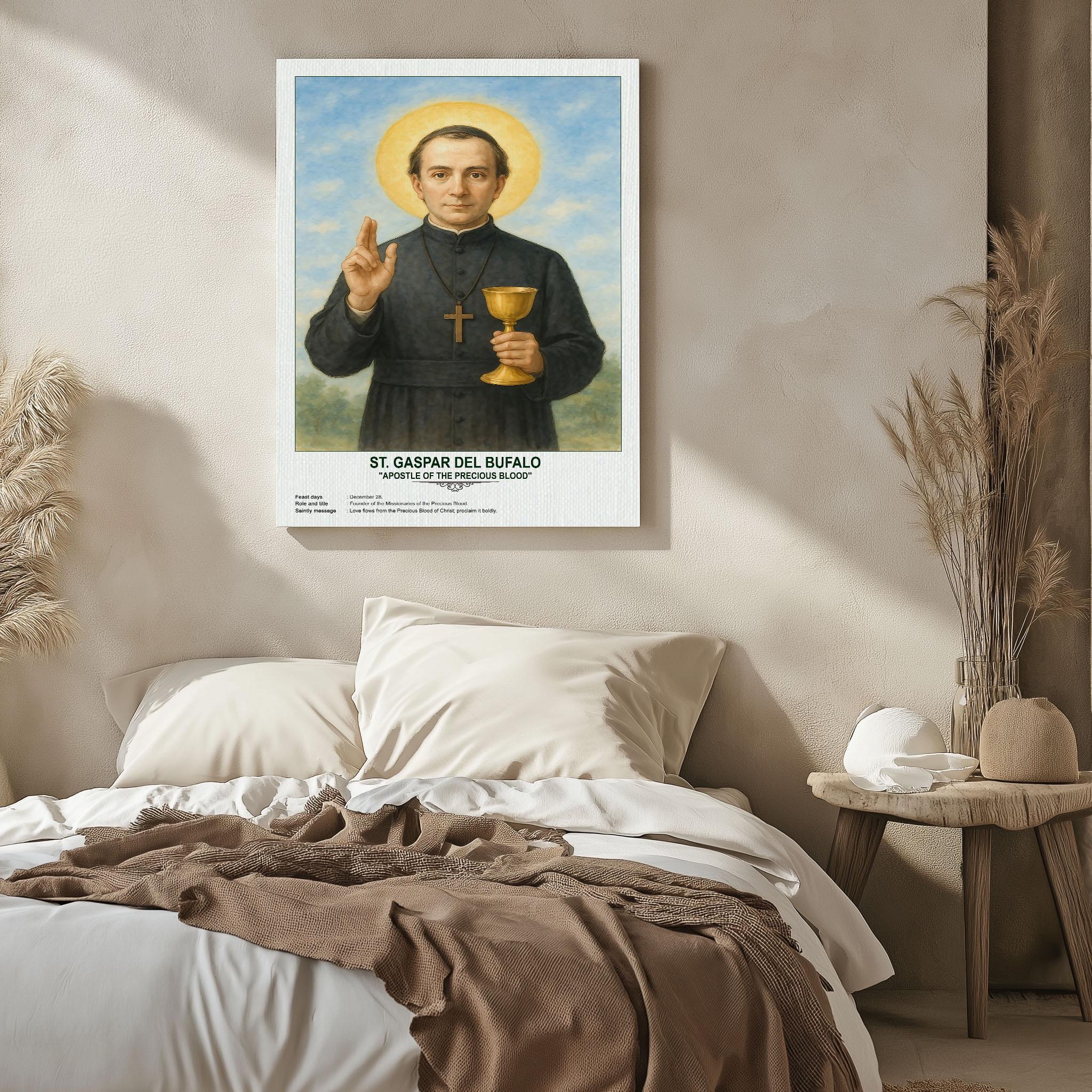 St. Gaspar Del Bufalo, Sacred Art, Religious Wall Art for Families ...