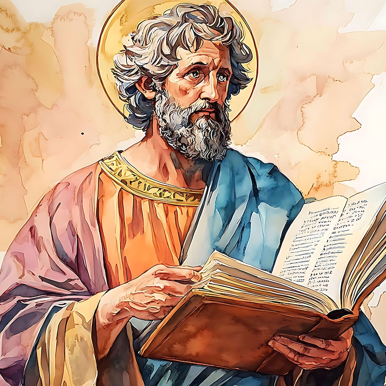 St.simon the Zealot, Sacred Art, Religious Wall Art for Families ...