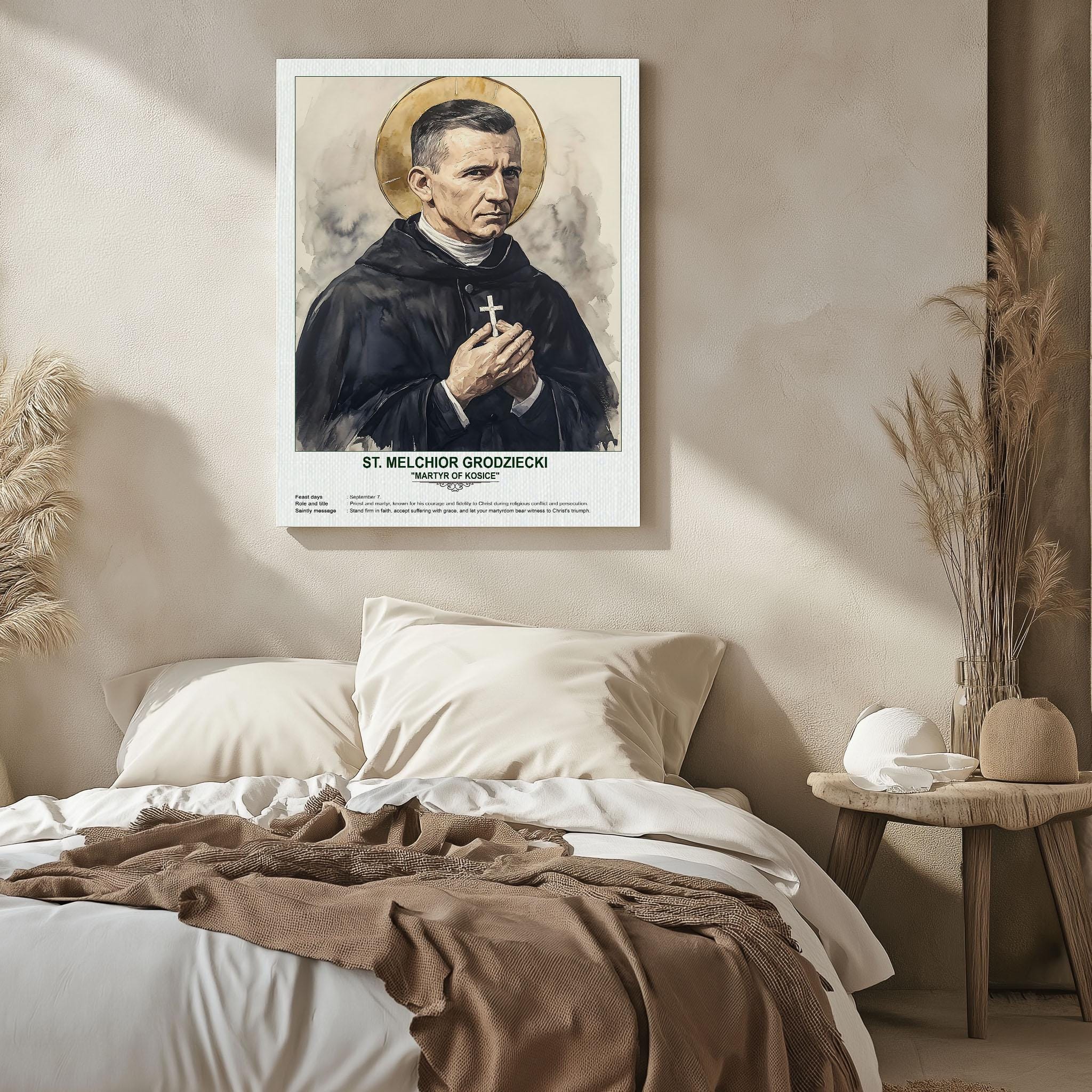 St. Melchior Grodziecki, Sacred Art, Religious Wall Art for Families ...