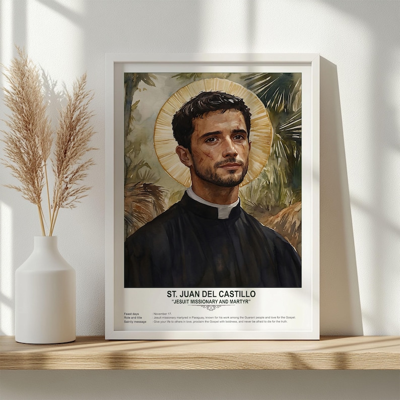St. Juan Del Castillo, Sacred Art, Religious Wall Art for Families ...
