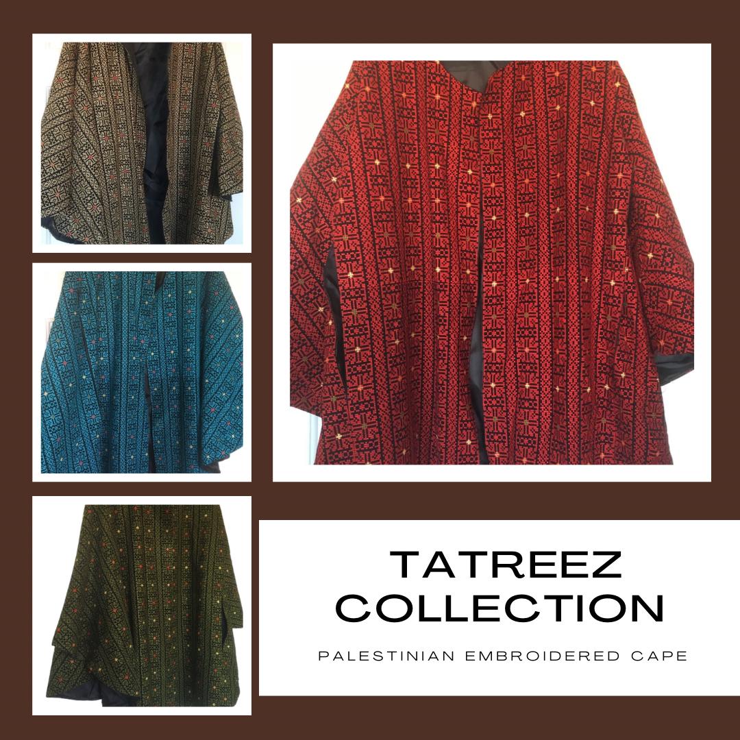 Traditional Palestinian Tatreez Embroidered Free-size (one-size) Cape ...