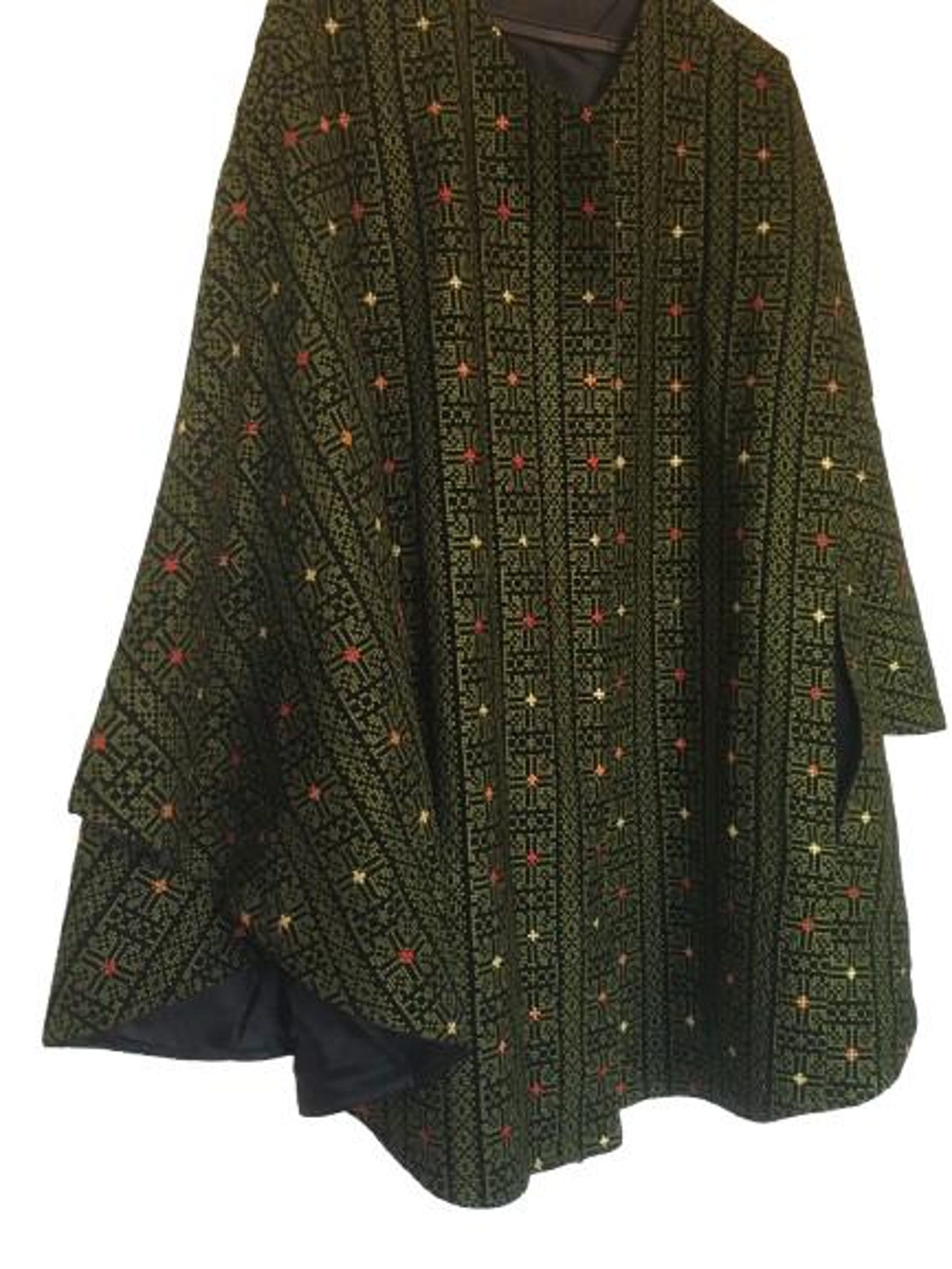 Traditional Palestinian Tatreez Embroidered Free-size (one-size) Cape ...