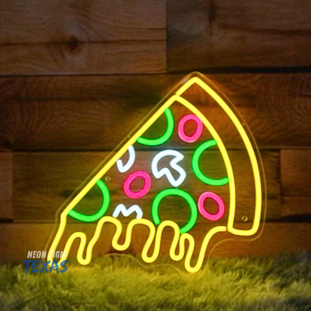 Pizza Neon Sign Pizza Led Neon Sign Restaurant Sign Kitchen Neon Sign ...