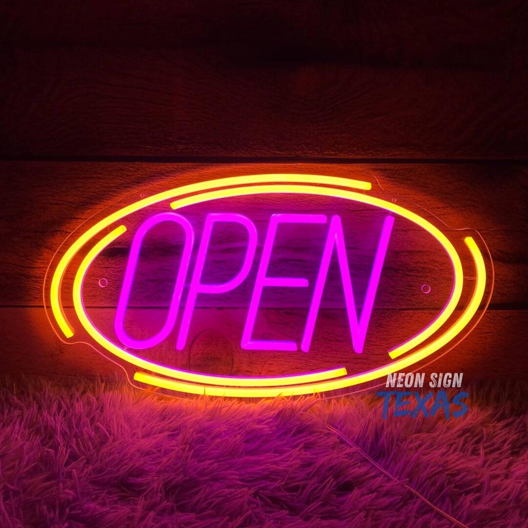 Open Neon Sign Open Neon Sign for Business LED Open Sign for Window ...