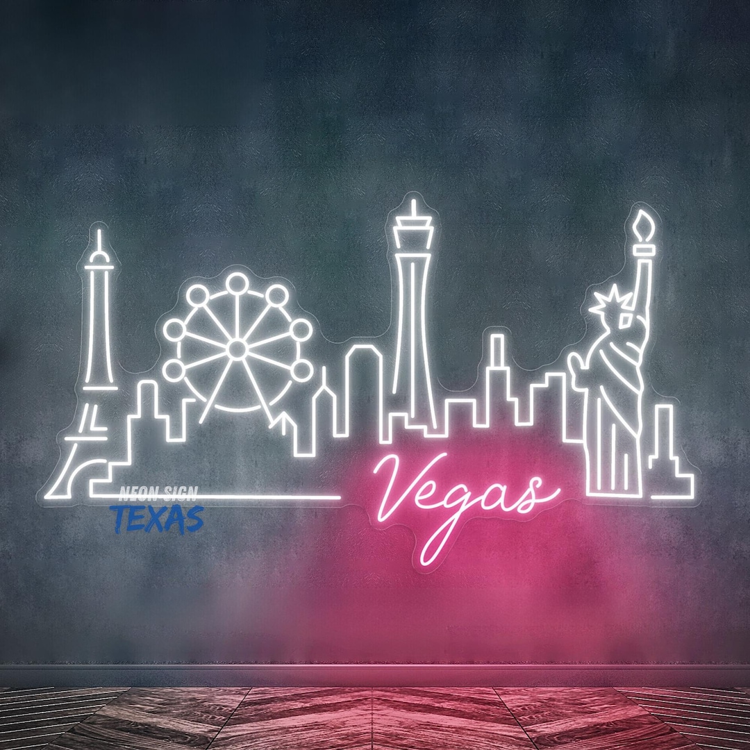 City Neon Sign Custom City Name Neon Light City Skyline LED Neon ...