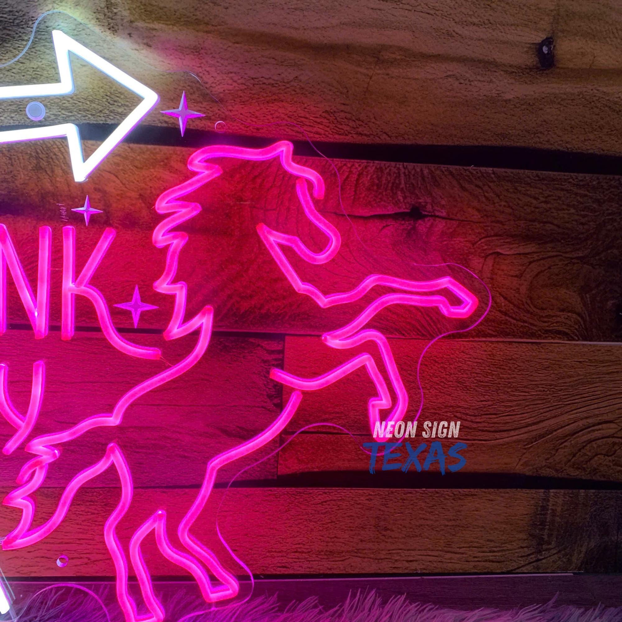 Pink Pony Club Neon Sign, Club Decor Sign Pink Pony Club Art, Gift for ...
