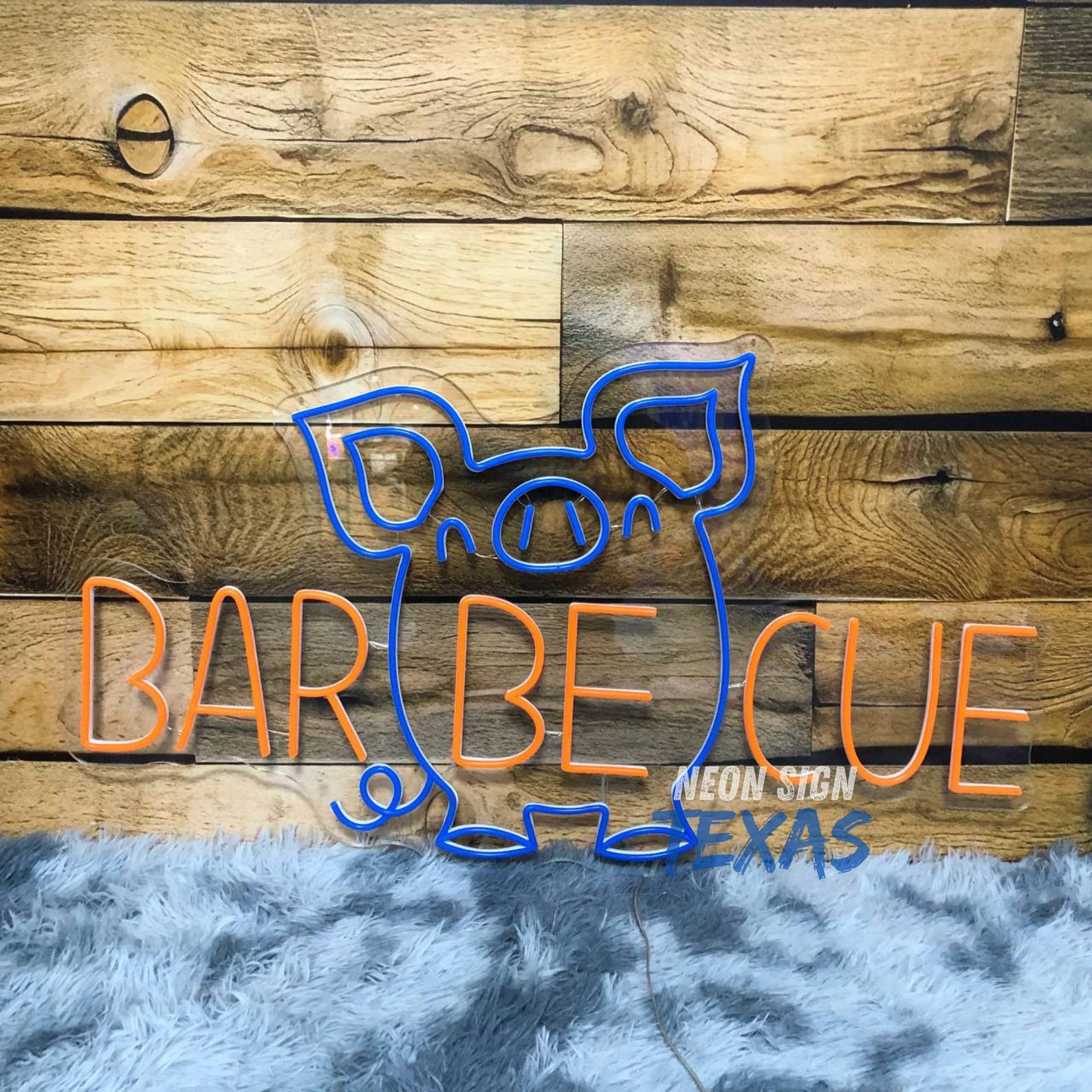 Barbecue Neon Sign, BBQ Party Decor, Barbecue Decor Sign, BBQ Wall ...
