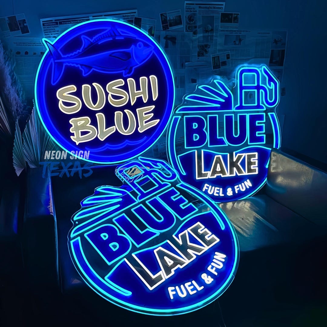 Custom Logo Neon Sign Custom UV Printing Acrylic LED Sign Custom ...