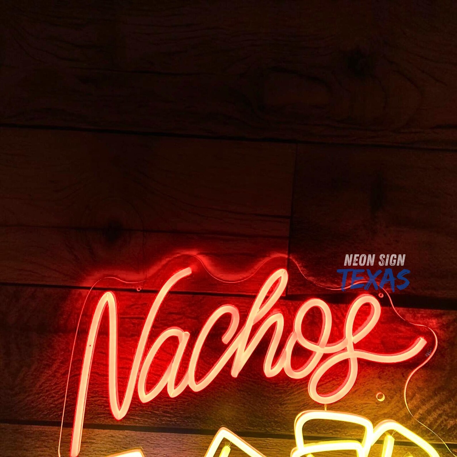 Nachos Neon Sign, Cheese Sauce Neon Light, Mexican Nachos Light Sign ...