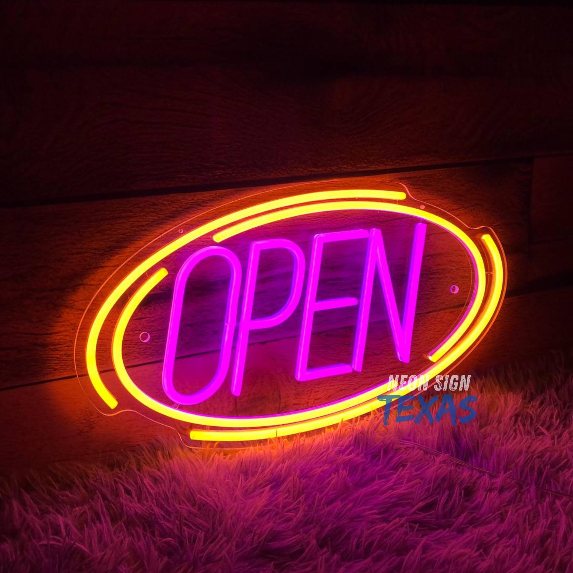 Open Neon Sign Open Neon Sign for Business LED Open Sign for Window ...