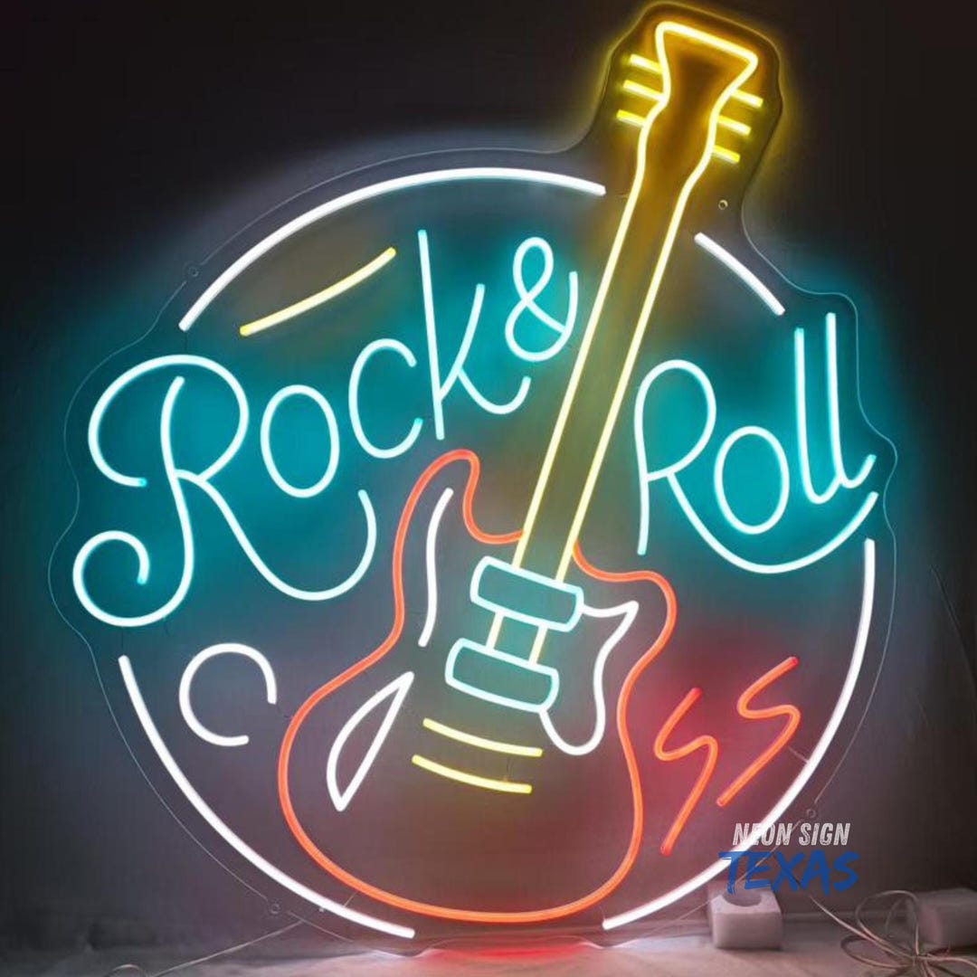 Custom Music LED Neon Sign, Music Club Decor Wall, Music Party Sign ...