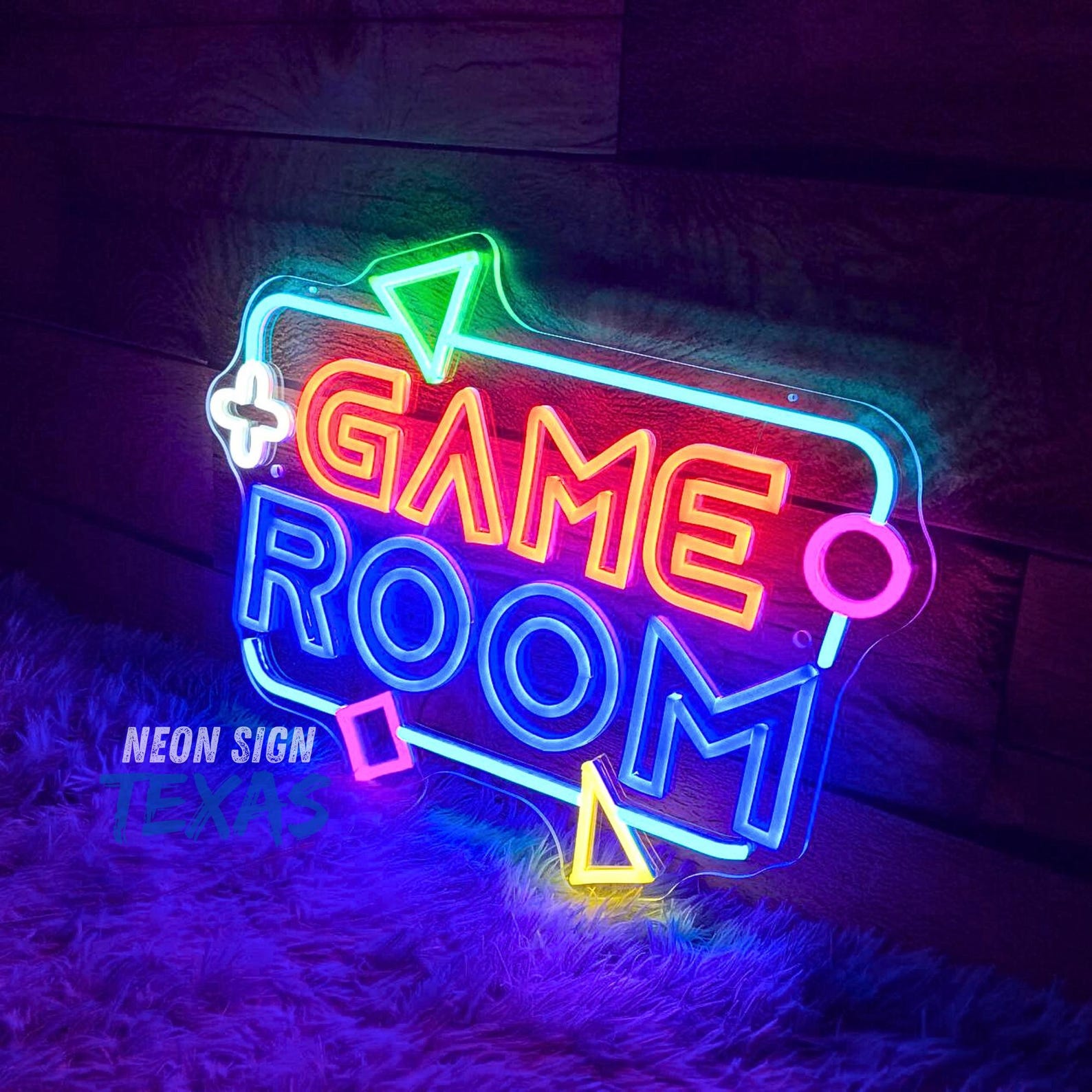 Game Room Sign, Game Room Decor Sign Custom, Party Wall Decor, Neon Led ...
