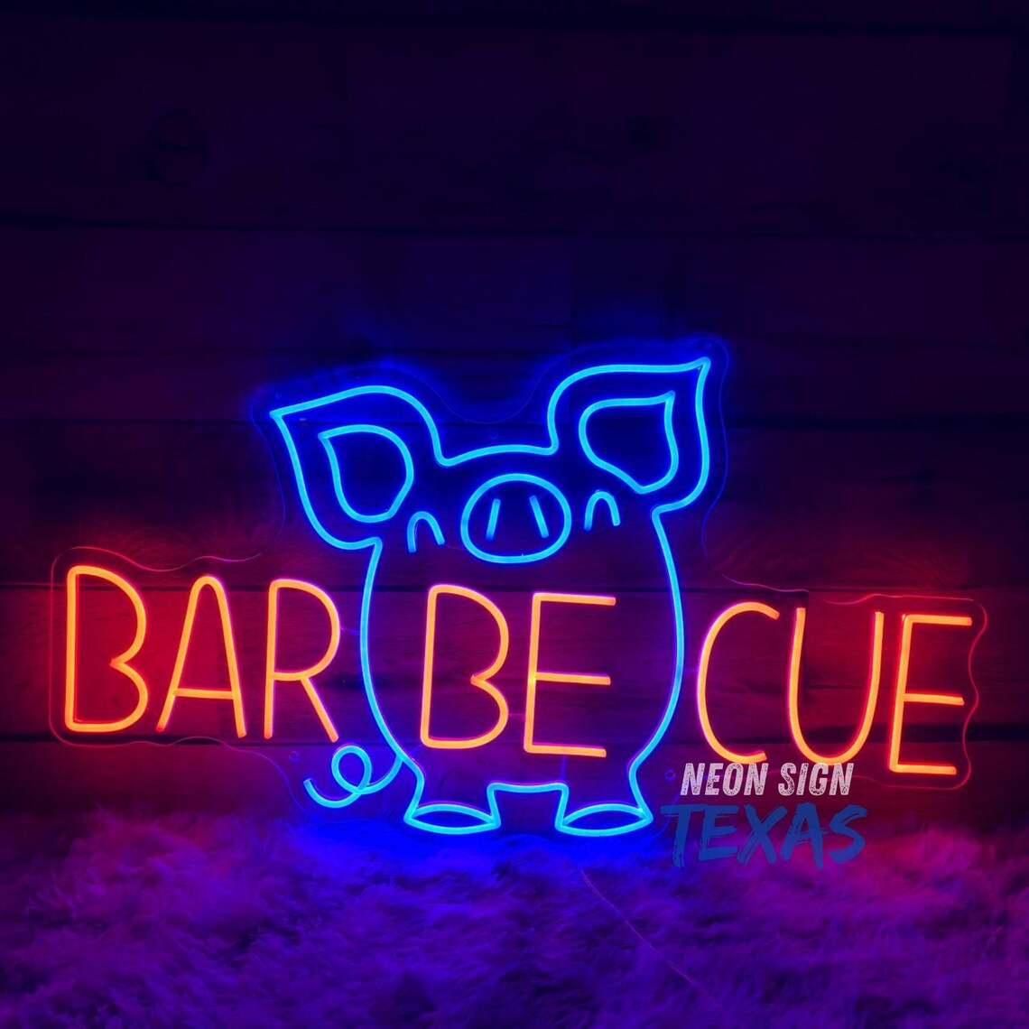 Barbecue Neon Sign, BBQ Party Decor, Barbecue Decor Sign, BBQ Wall ...