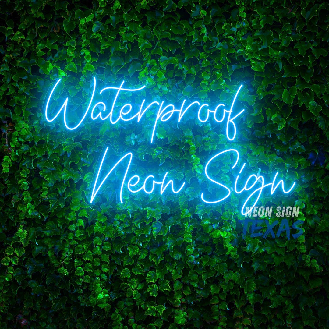 Custom Outdoor Neon Sign Custom Waterproof Neon Sign Business Led Sign ...