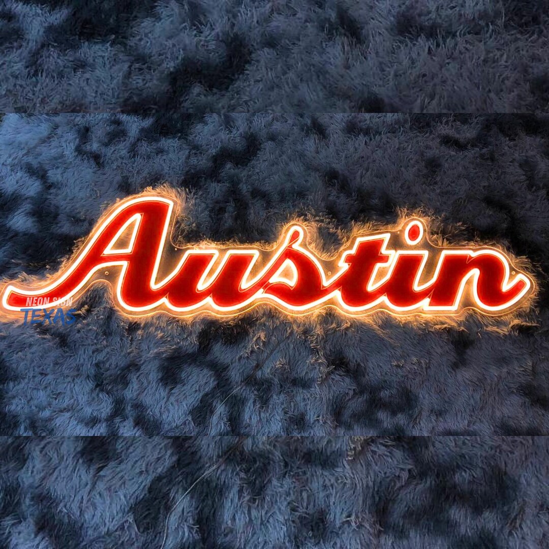 Austin Texas Neon Sign, Austin LED Sign, Texas Neon Sign, Gift for ...