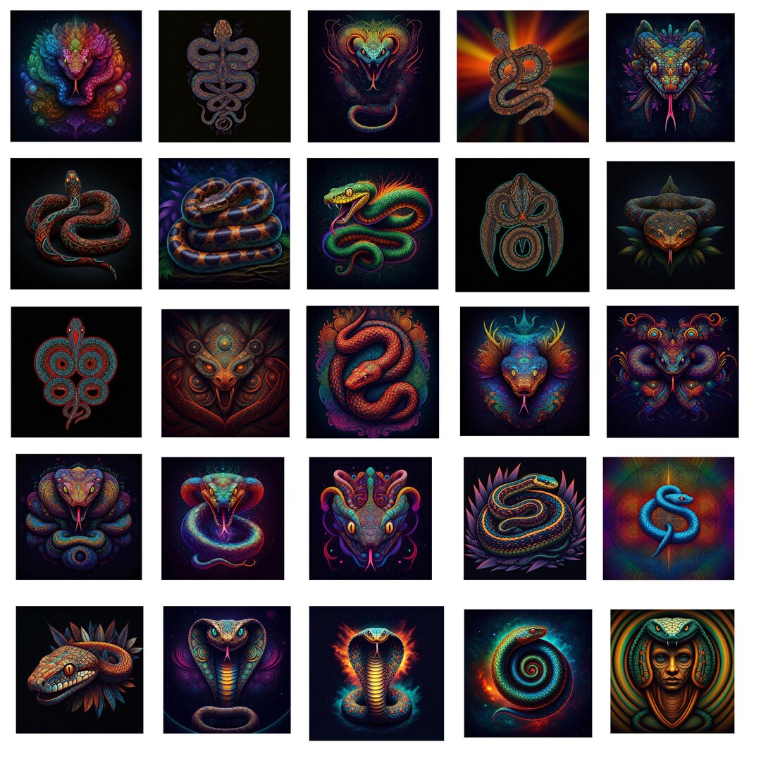 A Set of 25 Shipibo Conibo Psychedelic Art Images | Visionary Art ...