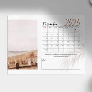 2025 Monthly Catholic Calendar Printable Landscape, Monthly Wall ...