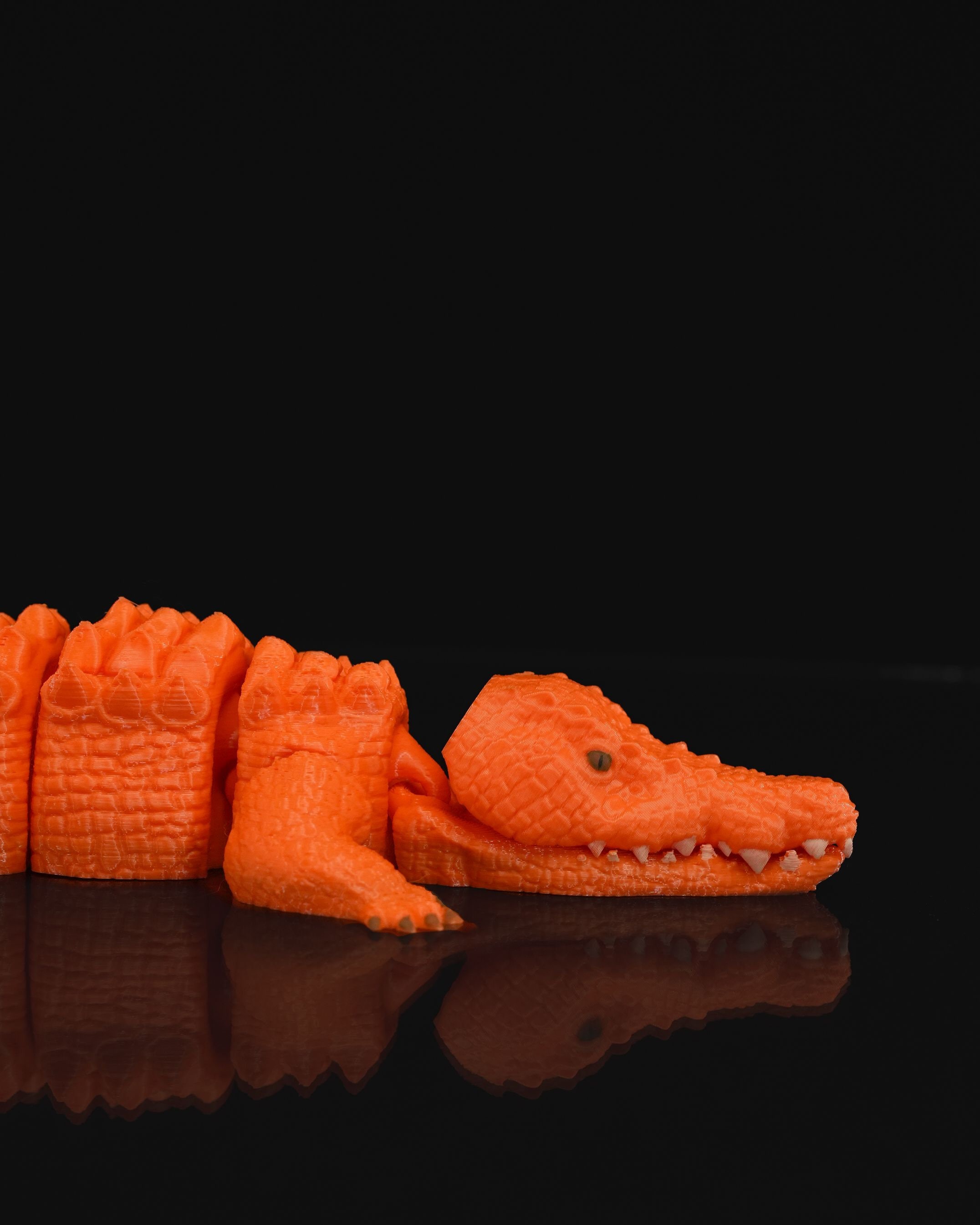 3d Printed Articulated Crocodile - Etsy