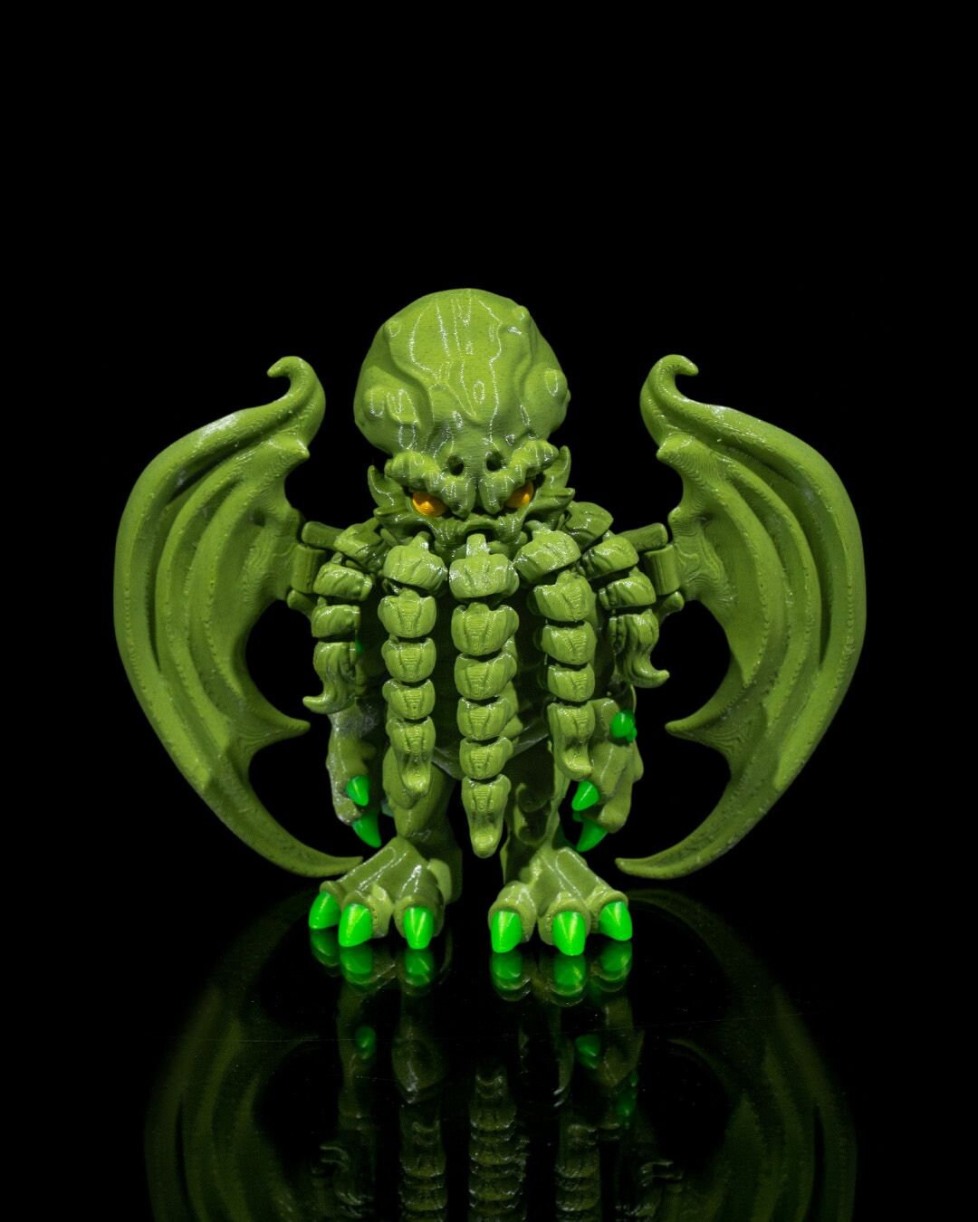 3D Printed Cthulhu Articulated. - Etsy
