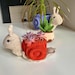 Snail Planter Crochet Pattern PDF, Succulent Plant Pot Cover, Crochet ...